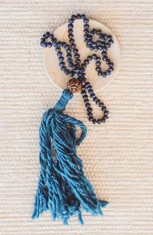 BENND Lapis Indigo Mala Necklace