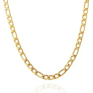 Lucky Brand Figaro Chain Necklace - Gold