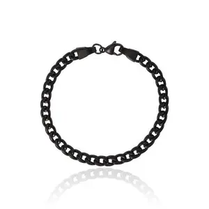 Lucky Brand Figaro Chain Bracelet - Black