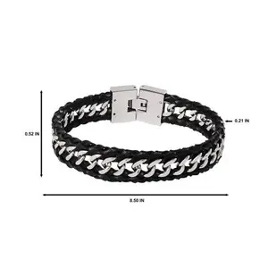 Lucky Brand Braided Chain Overlay Bracelet