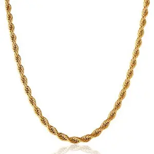Lucky Brand Rope Chain Necklace - Gold