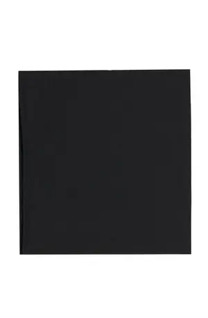 BROOKLYN BRIGADE Solid Cotton Pocket Square - Black