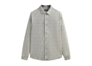 Kith Jacquard Crest Denim Apollo Shirt - Atom