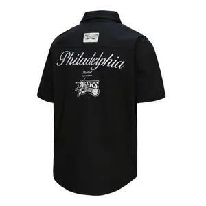 Mitchell & Ness Philadelphia 76ers Hardwood Classics Camp Shirt