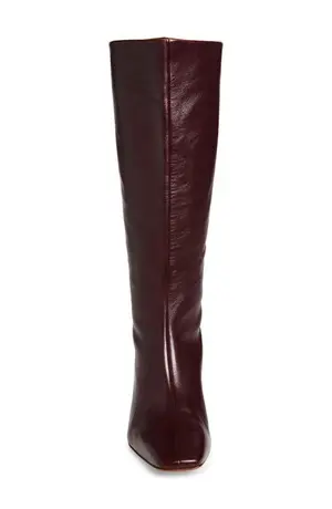 Rag & Bone Astor Knee-high Leather Boots - Bordeaux