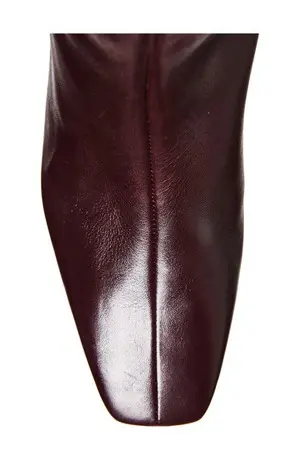 Rag & Bone Astor Knee-high Leather Boots - Bordeaux