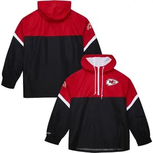 Mitchell & Ness Kansas City Chiefs Vintage Logo Anorak Windbreaker - Red
