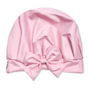 SLEEPY TIE Shower Cap With Bow Detail - Bloom