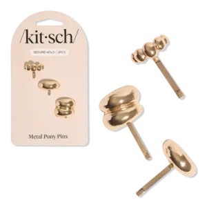 KITSCH Metal Cloud Bobby Pins Set - Gold