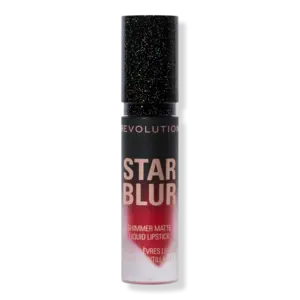 REVOLUTION BEAUTY Star Blur Shimmer Matte Liquid Lip - Scarlet Ruby