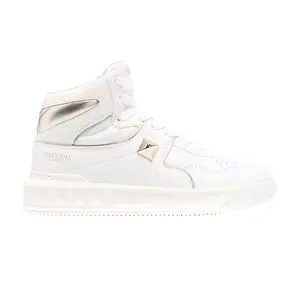 Women's White Mid Top Sneakers