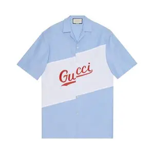Gucci Script Oversize Bowling Shirt