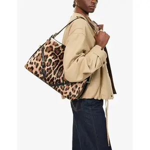 Givenchy Voyou Medium Leopard Print Shoulder Bag
