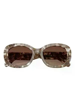 Tory Burch Oval-frame Sunglasses