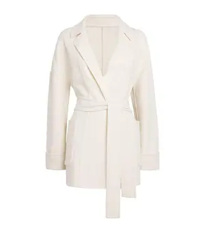 Eleventy Wool Reversible Wrap Coat