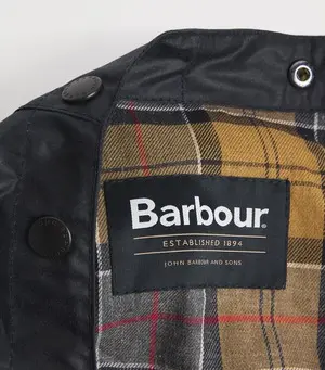 Barbour Waxed Cotton Hood - Navy