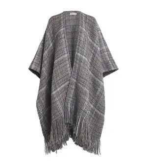 Johnstons Of Elgin Cashmere-blend Texture Cape