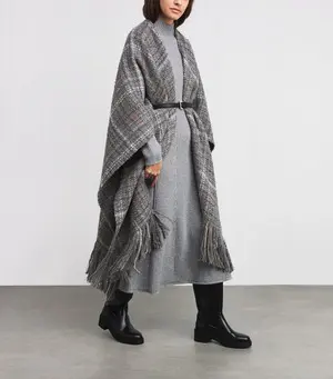 Johnstons Of Elgin Cashmere-blend Texture Cape