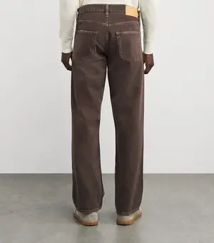 SUNFLOWER Garment-dyed Loose Jeans