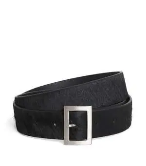 Rick Owens Cowhide Stooges Belt - Black