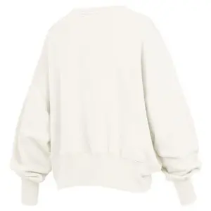 PRESSBOX Oklahoma Sooners Chelsea Oversized Pullover Sweatshirt