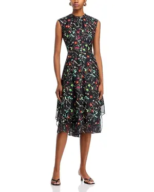 3.1 Phillip Lim Bliss Silk Floral Dress