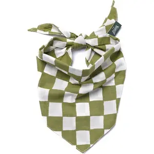 THE PAWS Checkmate Dog Bandana - Green