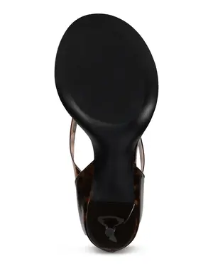 Jeffrey Campbell Rhian Suede Thong Pumps - Tortoise