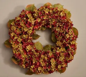 VALERIE PARR HILL 22' Autumn Hydrangea Wreath Valerie - One-color