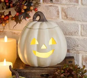 VALERIE PARR HILL Indoor/outdoor Illum Ceramic Jack-o-lantern Valerie - One-color