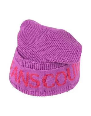 Versace Jacquard-knit Beanie - Purple