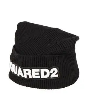 Dsquared2 Wool Beanie - Black