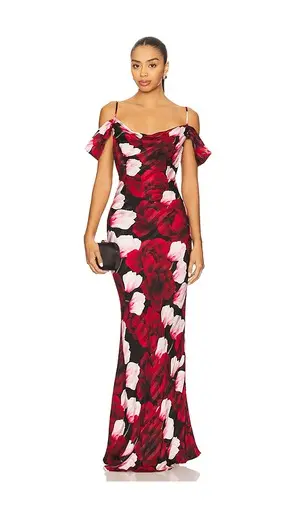 SONYA MODA Rosalie Dress - Red