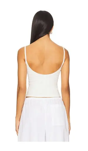 RAT BOI Scoop Back Crop Cami Top - Cloud
