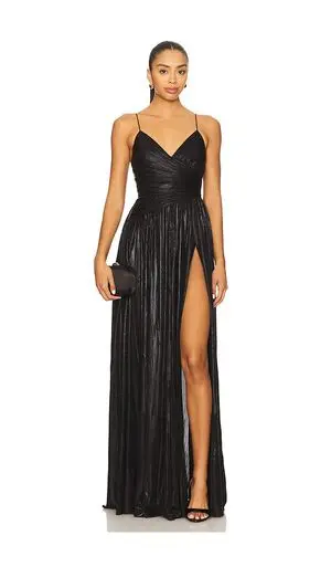 Retrofete V Neck Evening Dresses