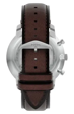 Fossil Neutra Chronograph Leather Strap Watch