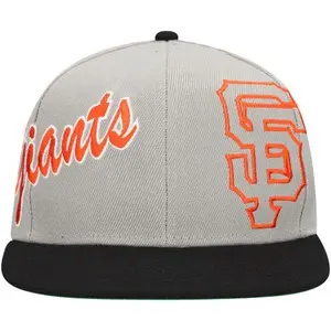 Mitchell & Ness San Francisco Giants Knock Out Panel Snapback Hat