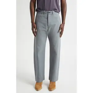 Double Rl Maitland Stripe Flat Front Cotton & Linen Chinos
