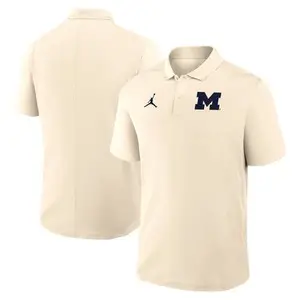 JORDAN BRAND Michigan Wolverines Primary Logo Victory Performance Polo