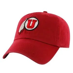 '47 Utah Utes Vintage Clean Up Adjustable Cap - Red