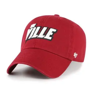 '47 Louisville Cardinals Clean Up Adjustable Cap - Red