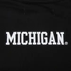 PRO STANDARD Michigan Wolverines Pearl Cropped Pullover Sweatshirt