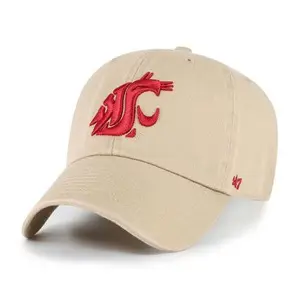 '47 Washington State Cougars Clean Up Adjustable Cap - Khaki