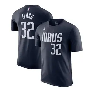 JORDAN BRAND Cooper Flagg Dallas Mavericks 2025 Nba Draft First Round Pick Statement Edition Name & Number T-shirt - Navy
