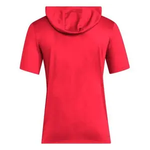Adidas Nc State Wolfpack 2025 Aeroready Sideline Training Hooded T-shirt - Red