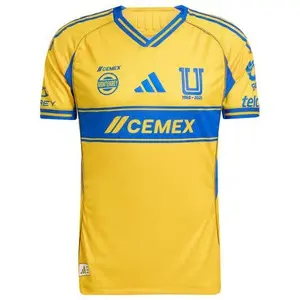 Adidas Tigres Uanl 2025/26 Home Authentic Jersey By
