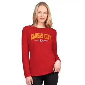 G-III 4HER BY CARL BANKS Kansas City Chiefs Long Sleeve T-shirt - Red