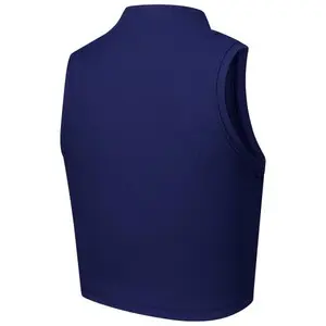 ZOOZATZ Michigan Wolverines Cropped Tank Top