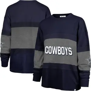 '47 Dallas Cowboys Breezyway Archive Long Sleeve T-shirt - Navy