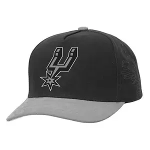 Mitchell & Ness Gray San Antonio Spurs May Flowers Adjustable Hat